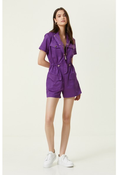 Network Mor Beli Büzgülü Tulum