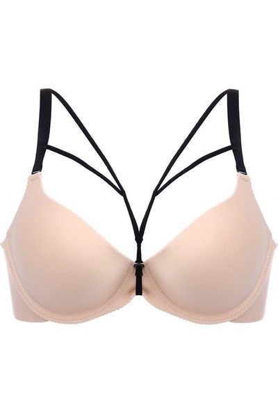 BMD Asimetrik Ince Şeritli Bandaj Ip - Siyah