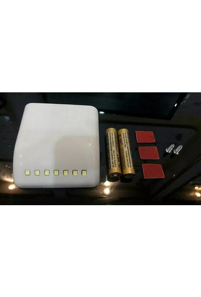 Alkese Sensörlü Dolap Içi LED Işık Pilli LED Aydınlatma Dolap Işığı (Piller Dahil) Alkese Sensörlü Dolap Içi LED Işık Pilli LED Aydınlatma Dolap Işığı (Piller Dahil)