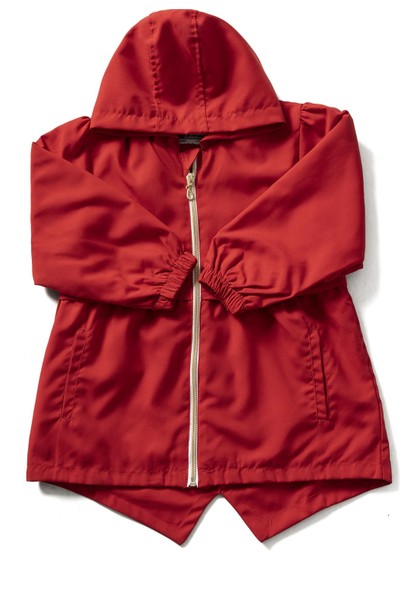 Pina Kids Kapüşonlu Kız Çocuk Trençkot 4-10 Yaş