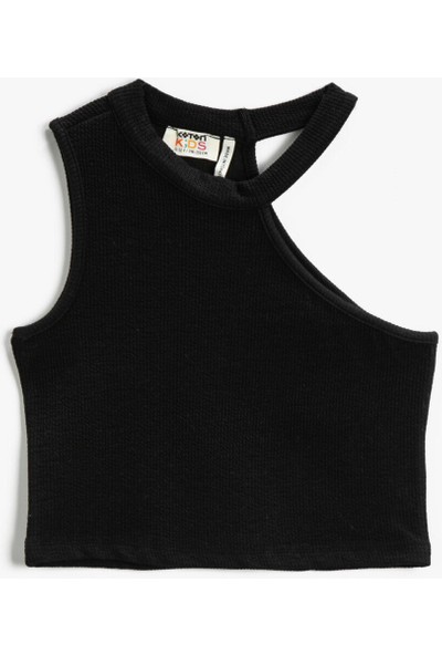 Koton Crop Üst Pencere Detaylı Ribanalı