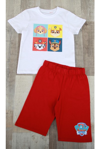 Köpekli Erkek Şortlu Takım