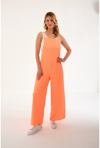 Barbora Askılı Bol Kesim Tulum