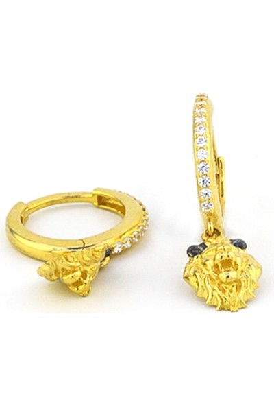 Altınkaynak 14 Ayar Halka Altın Küpe