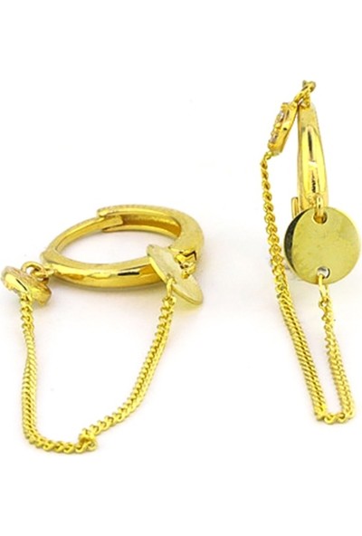 Altınkaynak 14 Ayar Halka Altın Küpe