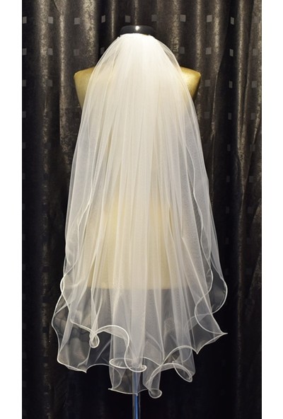 Paris in Paris Gelin Duvağı Iki Katlı Üst Katı 90 cm Alt Katı 100 cm Kırık Beyaz