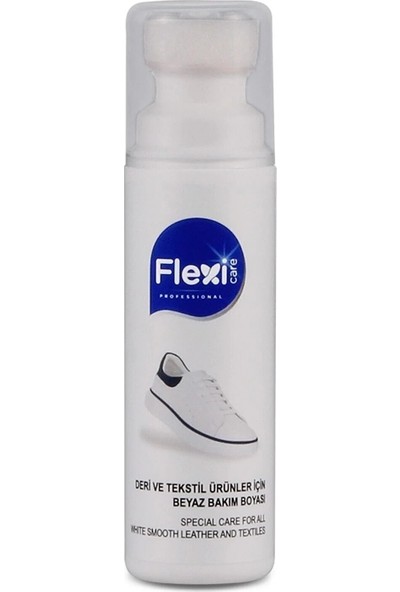 Flexi Flexicare Spor Beyaz Deri ve Kumaş Ayakkabı Boyası 75 ml