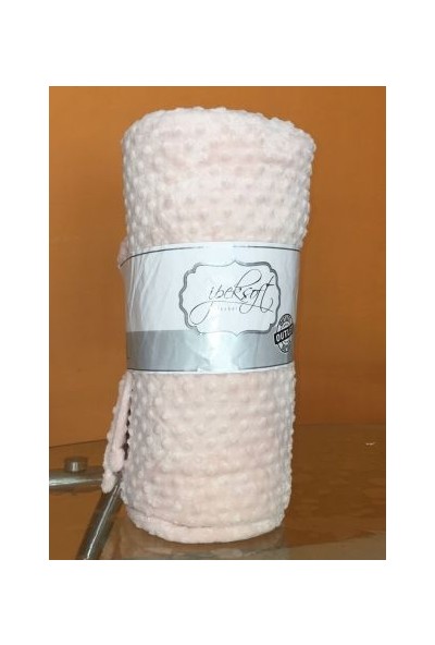Aksu Outlet Ipeksoft Tek Kişilik Rulo Battaniye -Pudra