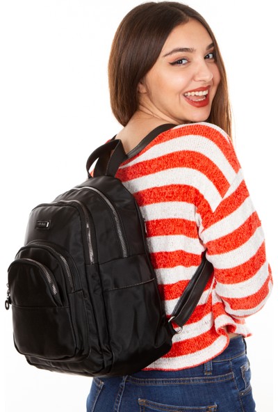 Kadın Sırt Çantası Günlük Saten Bayan Sırt Çantası