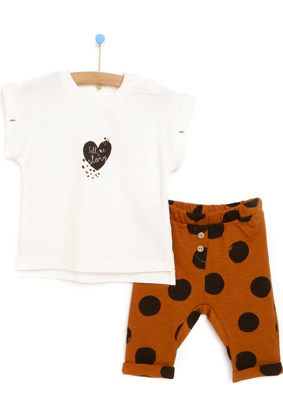 Hello Baby Basic Nordic Kız Bebek Tshirt Tayt Takım