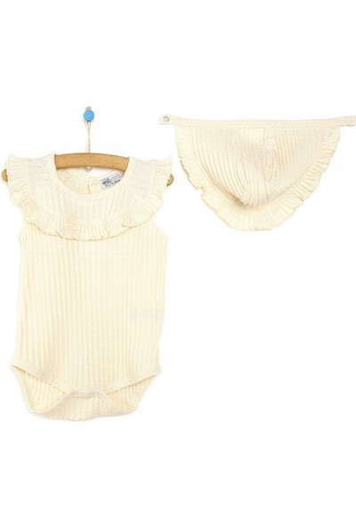 Hello Baby Jakarlı Süprem Şapkalı Atlet Body