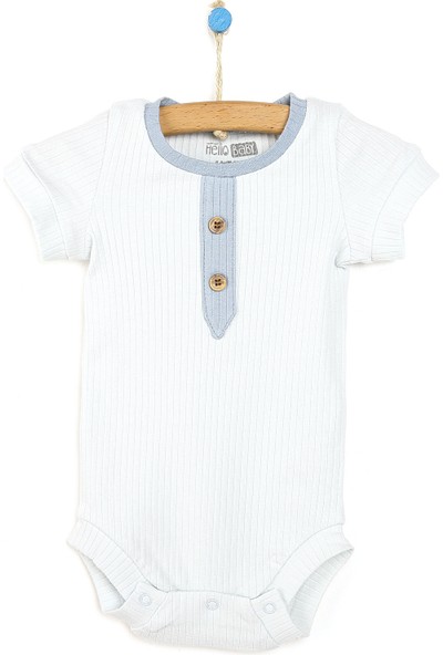 Hello Baby Renkli Patlı Kısa Kol Body Hello Baby Renkli Patlı Kısa Kol Body