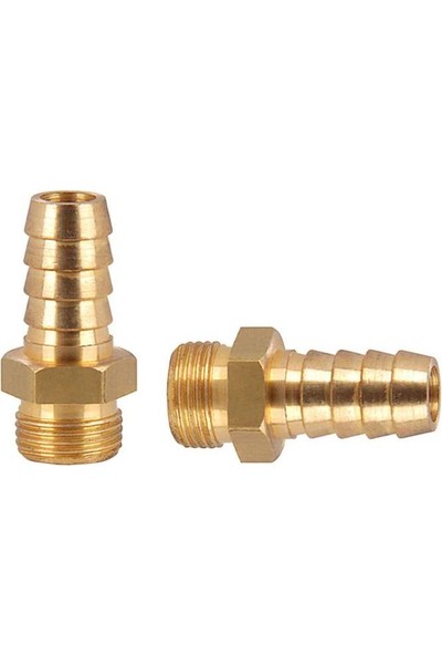Efk Hırdavat Sarı Pirinç Erkek Hortum Rekoru 1/2 - 6mm Efk Hırdavat Sarı Pirinç Erkek Hortum Rekoru 1/2 - 6mm