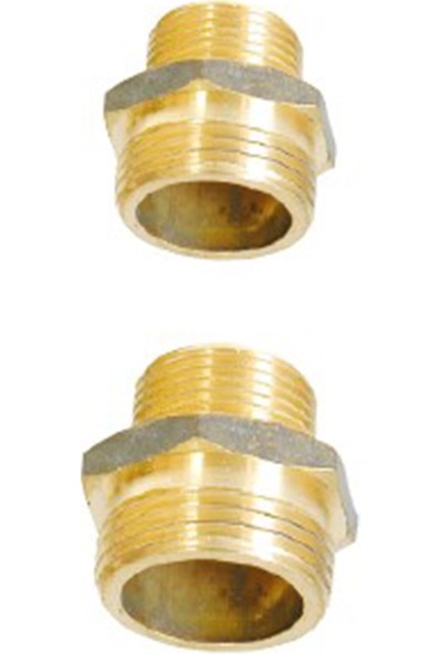 Efk Hırdavat Sarı Pirinç Orantılı Nipel 1/2-3/4