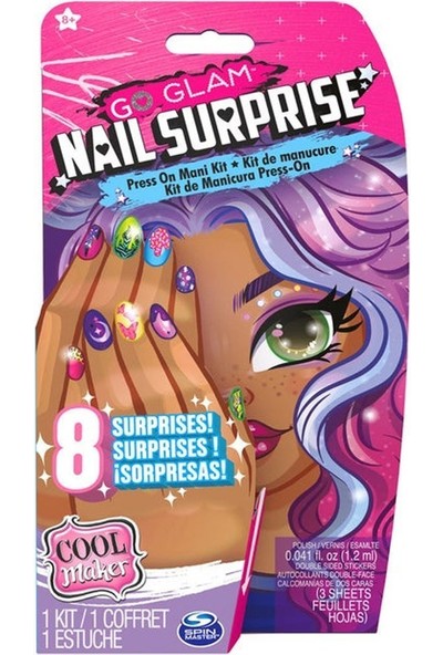 Kobal Business S00041283 Go Glam Güzellik Seti - Tırnak 8 Sürpriz, +8 Yaş