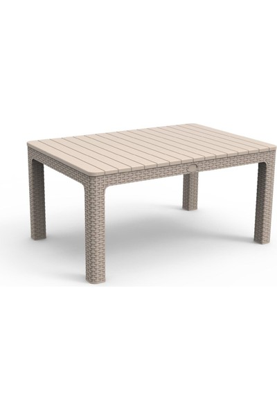 Çavdar Group Violet Balkon Bahçe Plaj Şezlong Rattan Orta Sehpa