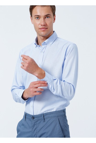 Süvari Gömlek, M, Mavi