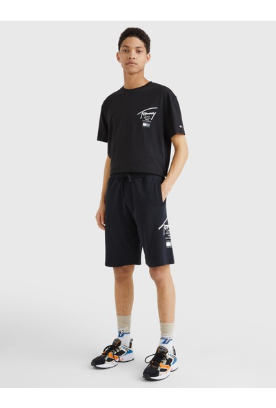 Tommy Jeans Şort, S, Siyah