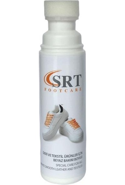 Srtfootcare Spor Beyaz Deri ve Kumaş Ayakkabı Bakım Boyası 75 ml 1 Adet Srtfootcare Spor Beyaz Deri ve Kumaş Ayakkabı Bakım Boyası 75 ml 1 Adet