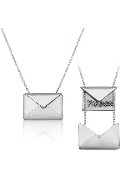 Gümüş Sevgiliye Mektup Kadın Kolye Gümüş Sevgiliye Mektup Kadın Kolye