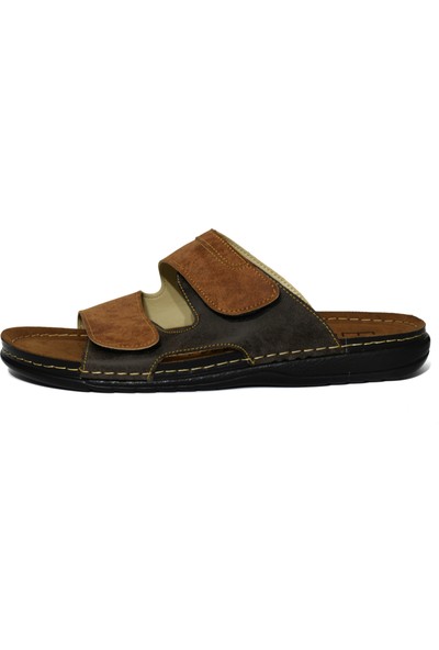 Eco Slip Mono Deri Erkek Terlik