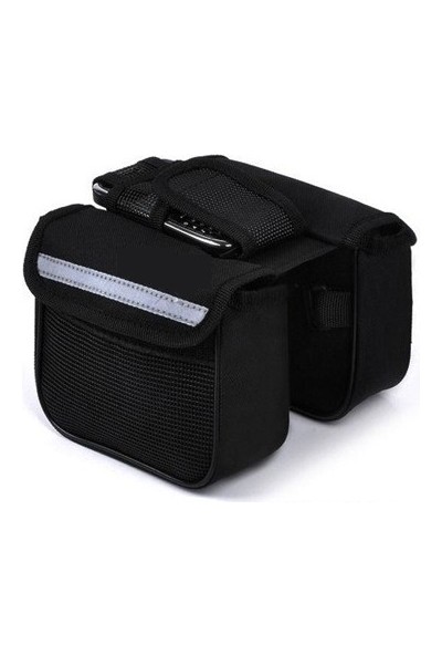 Bisiklet Çok Amaçlı Heybe Çanta Kadro Üstü Telefon Tutuculu - Siyah Bisiklet Çok Amaçlı Heybe Çanta Kadro Üstü Telefon Tutuculu - Siyah