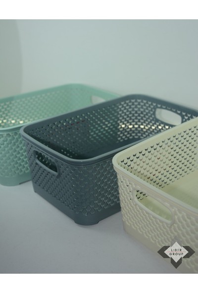 Voce Çok Amaçlı Kapaklı Saklama Kutusu - Organizer Set 3.5 lt Voce Çok Amaçlı Kapaklı Saklama Kutusu - Organizer Set 3.5 lt