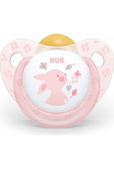 Nuk Baby Rose Kauçuk Emzik 0-6 Ay 726033 Pembe Nuk Baby Rose Kauçuk Emzik 0-6 Ay 726033 Pembe