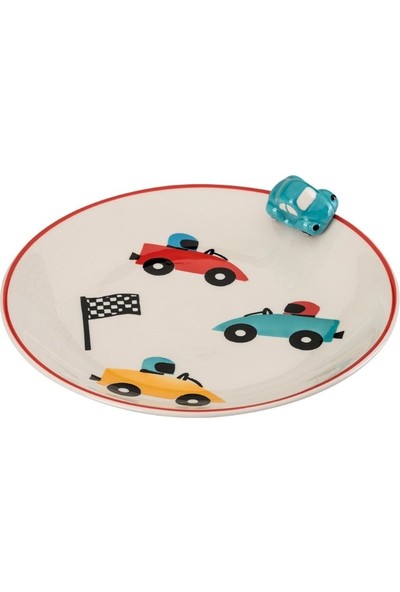 Paşabahçe Yarış Arabası Pasta Tabağı