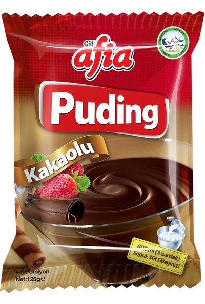 Afia Puding Kakaolu 125 x 12'li