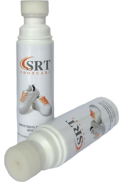 Srtfootcare Spor Beyaz Deri ve Kumaş Ayakkabı Bakım Boyası 75 ml 2 Adet Srtfootcare Spor Beyaz Deri ve Kumaş Ayakkabı Bakım Boyası 75 ml 2 Adet