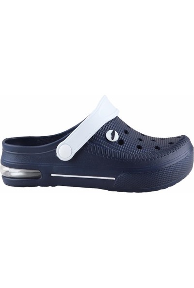 Föz 0654 Lacivert Anatomik Eva Hastane Kadın Terlik Dar Kalıp