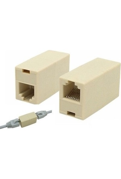 Digielektro Rj 45 Uzatma Ethernet Kablo Ara Birleştirici Digielektro Rj 45 Uzatma Ethernet Kablo Ara Birleştirici