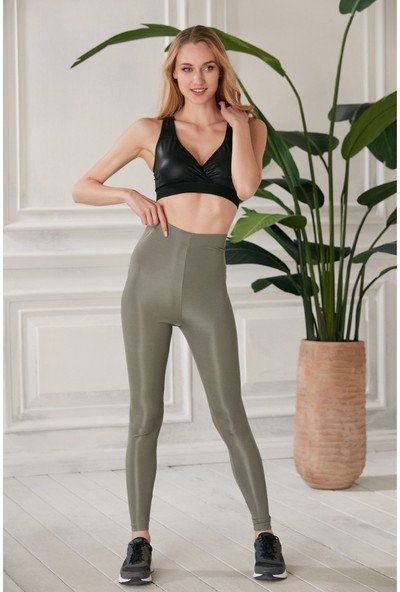 Kadın Çelik Kumaş Toparlayıcı Tayt