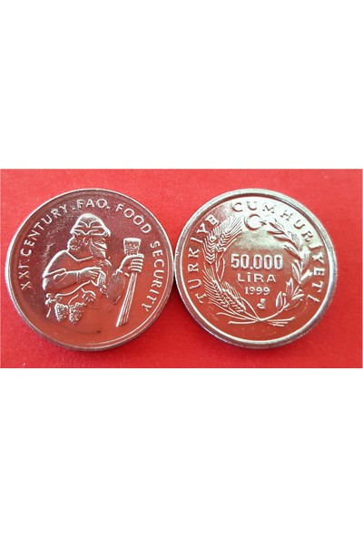 Trakya Koleksiyon ::::1999 Yılı Fao Şarapçılık 50000 Çil Trakya Koleksiyon ::::1999 Yılı Fao Şarapçılık 50000 Çil