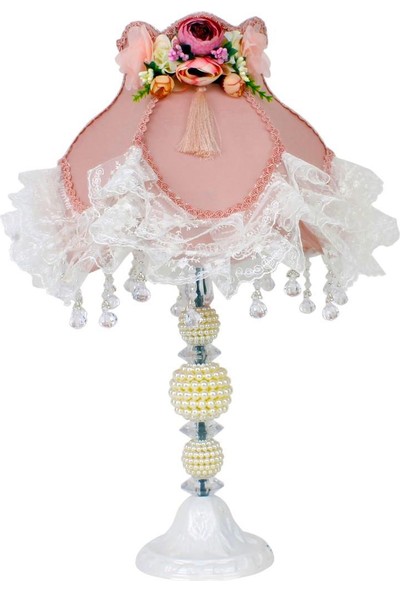 Omni Home AB00065 Dekoratif Abajur Gece Lambası Pudra Omni Home AB00065 Dekoratif Abajur Gece Lambası Pudra