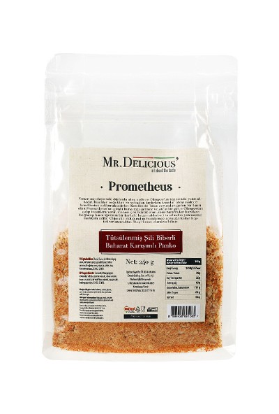 Mr. Delicious Tütsülenmiş Şili Biberli Baharat Karışımlı Panko Prometheus Mr. Delicious Tütsülenmiş Şili Biberli Baharat Karışımlı Panko Prometheus