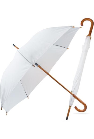 EGESTA Ahşap Saplı Baston 8 Panelli Renkli Şemsiye