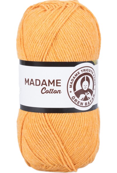 Madame Cotton El Örgü Ipi Yünü 100 gr 007 Turuncu