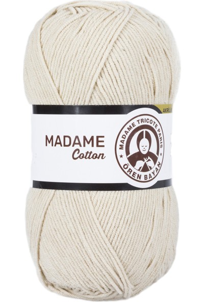 Madame Cotton El Örgü Ipi Yünü 100 gr 005 Bej