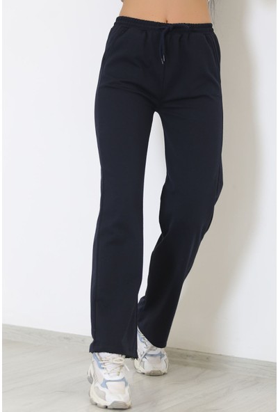 Hepsi Yeni Moda Bol Paça Eşofman Altı Lacivert