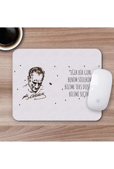 E-Hediyeci Özel Atatürk Tasarımlı Mousepad - 1 E-Hediyeci Özel Atatürk Tasarımlı Mousepad - 1