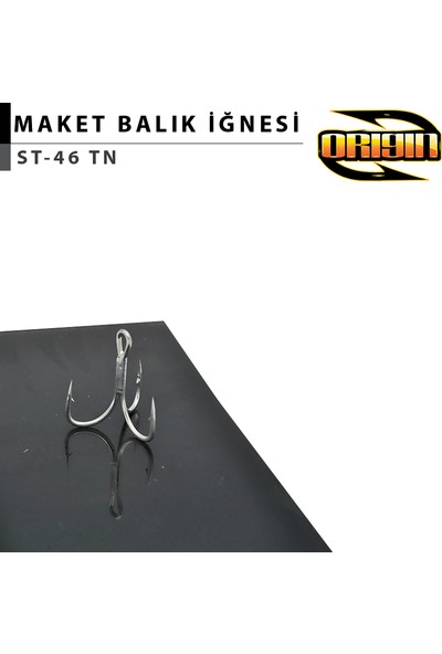 Origin St-46 3 Lü Maket Model Balıkçı Olta Iğnesi Origin St-46 3 Lü Maket Model Balıkçı Olta Iğnesi