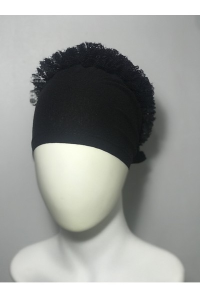 Dantelli Fırfırlı Bone