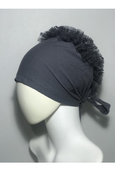 Zamir Dantelli Fırfırlı Bone Premium