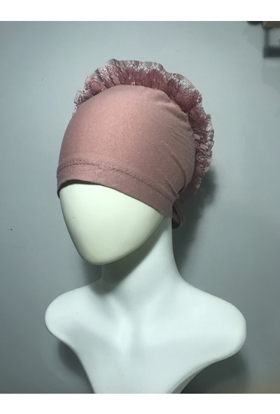 Dantelli Fırfırlı Bone Premium