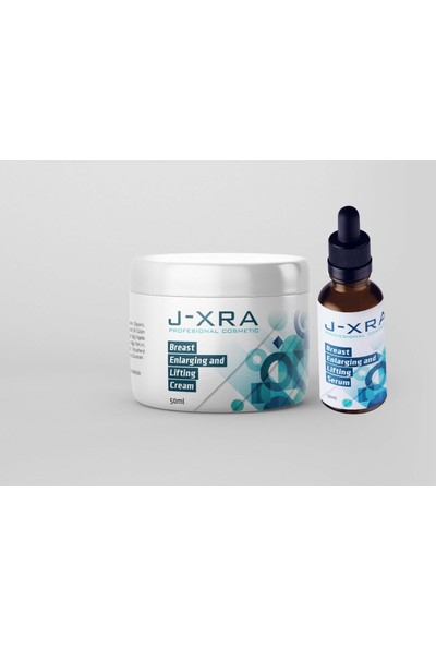 J-Xra Göğüs Bakım Seti 50 ml Krem + 50 ml Serum J-Xra Göğüs Bakım Seti 50 ml Krem + 50 ml Serum