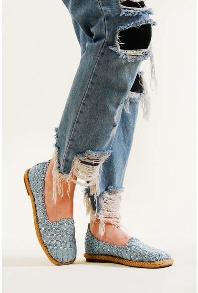 EFW Avona Kadın Mavi Espadril