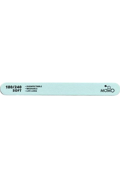 Momo Professional Profesyonel Kağıt Törpü 180/240 (Yumuşak) Düz Beyaz 18 cm Doğal Tırnak Için Momo Professional Profesyonel Kağıt Törpü 180/240 (Yumuşak) Düz Beyaz 18 cm Doğal Tırnak Için