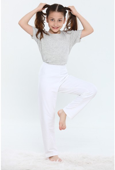 Julude Krem Kız Çocuk Likralı Tayt P-039909 Julude Krem Kız Çocuk Likralı Tayt P-039909